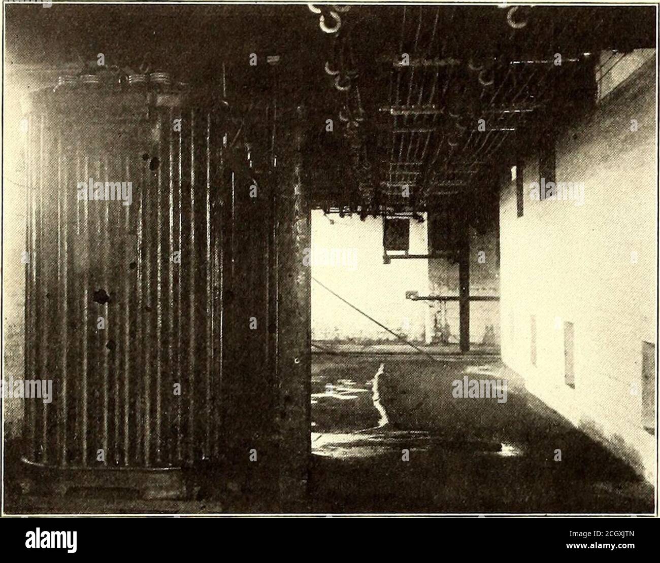 . The Street railway journal . PIPING PLAN FOR POWER STATION OF ...