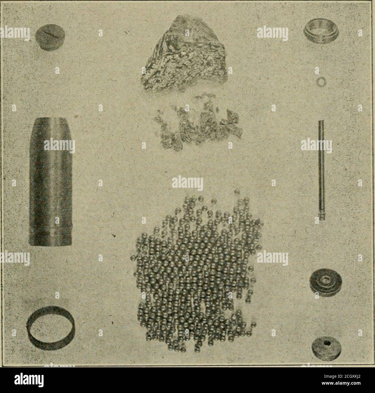. Official proceedings . Fic 6. KvoLUTiox OF Stekl Shrapnel Shell.306 ...