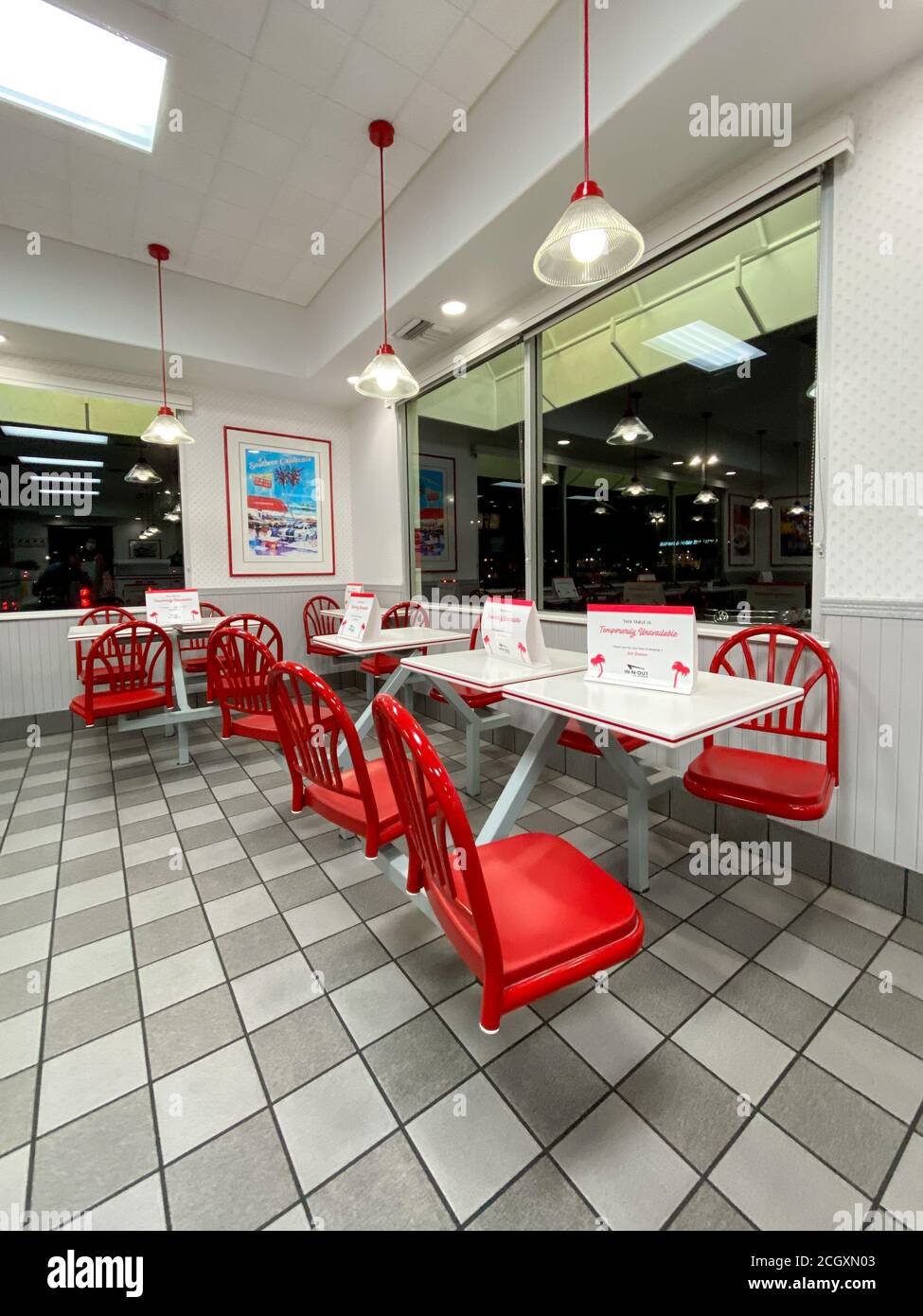 Inside In-N-Out is a fast food burger chain with business in Southwest ...