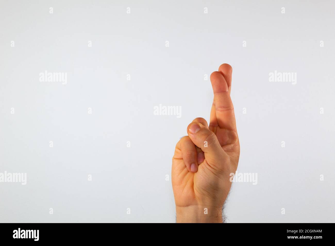 close up of a man's hand communicating with sign language, letters of ...