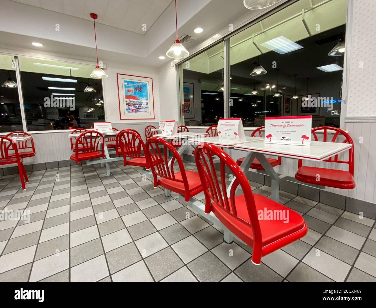 Inside In-N-Out is a fast food burger chain with business in Southwest ...