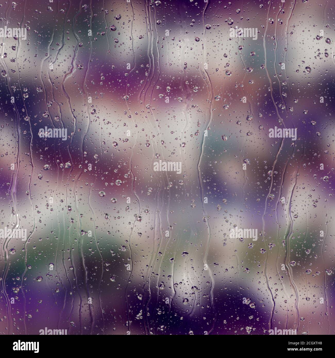 Seamless rain drop water repeat pattern on blur Stock Photo - Alamy
