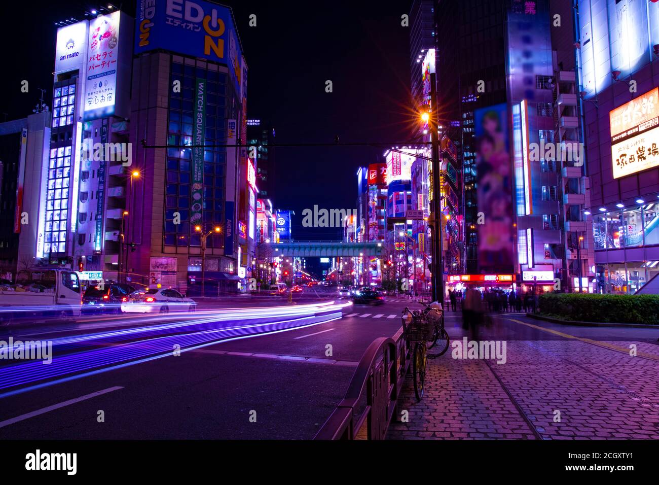 Akihabara electric town night hi-res stock photography and images - Alamy