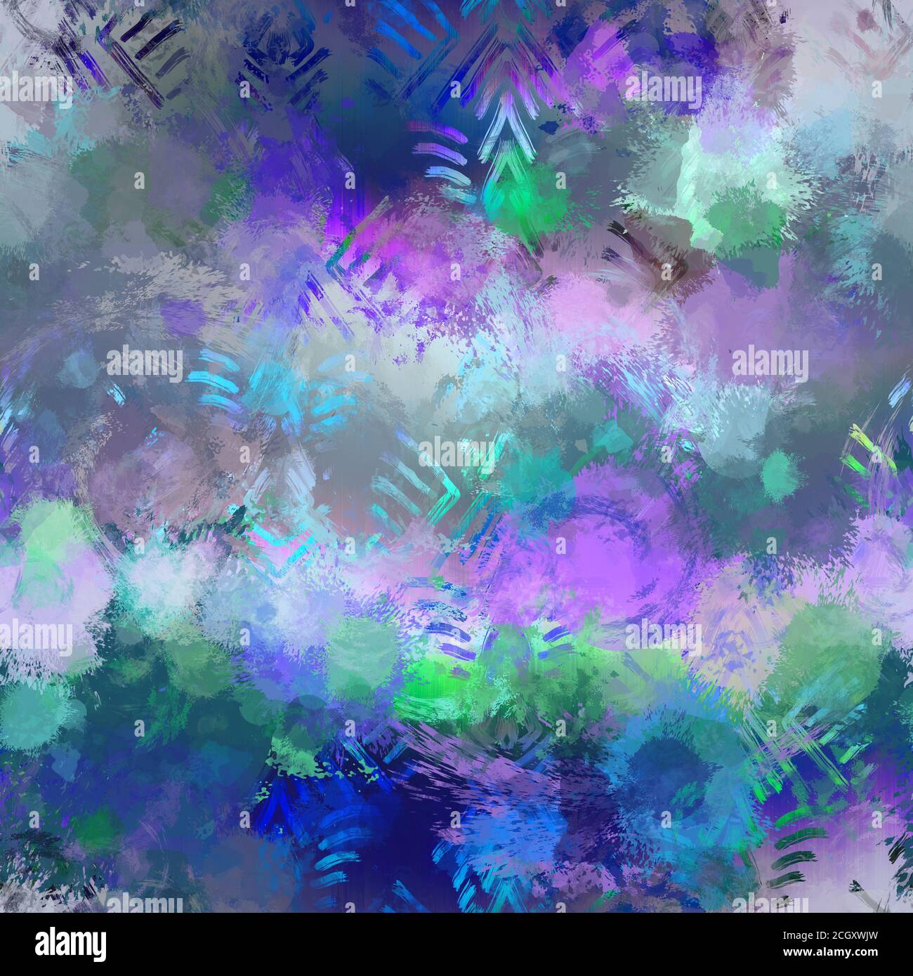 Paint splat funky splatter mess seamless pattern Stock Photo - Alamy