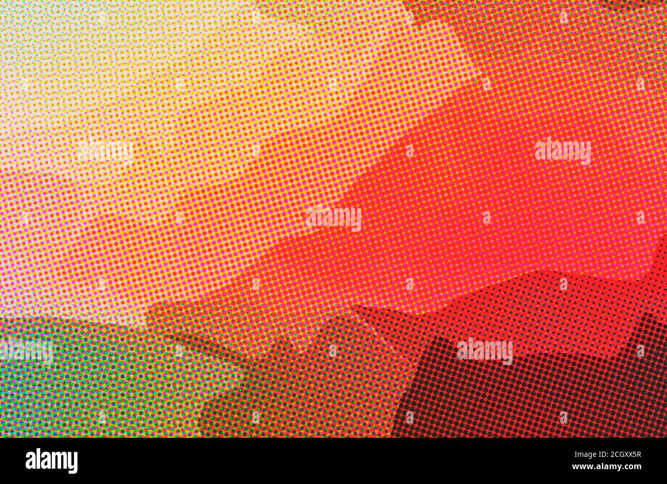 Abstract illustration of red Dots background Stock Photo - Alamy