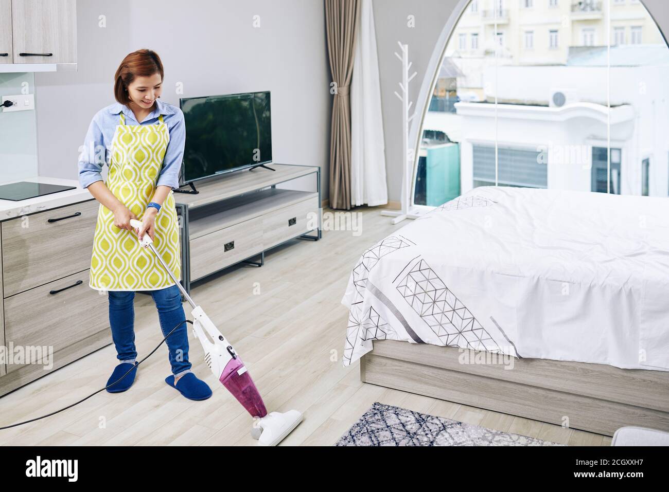 Cleaning flooring hi-res stock photography and images - Alamy