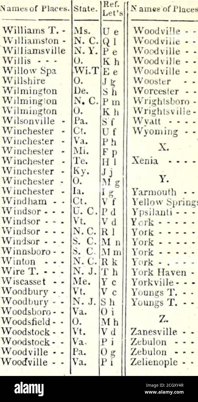 Waynesboro map hi-res stock photography and images - Alamy