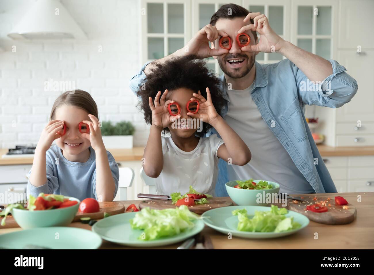 Child making funny faces hi-res stock photography and images - Alamy