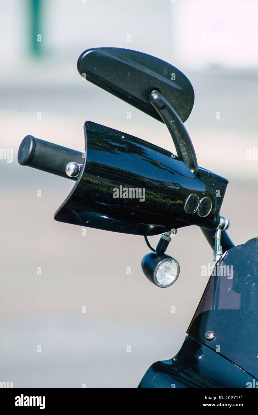 Reims France September 12, 2020 Closeup of a Classic 107 Harley ...