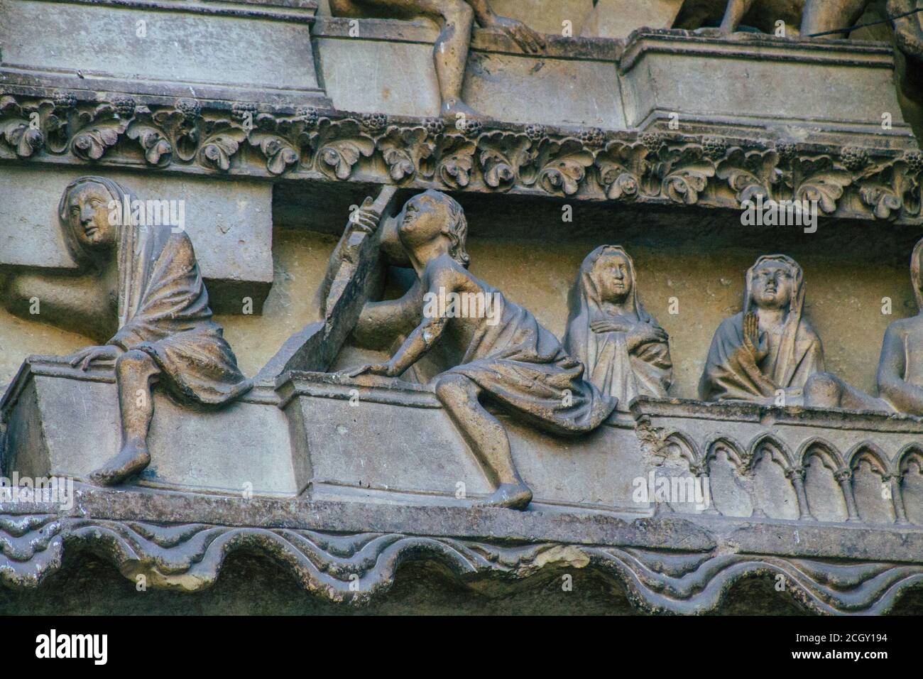 Reims France September 12, 2020 View of the exterior facade of the ...