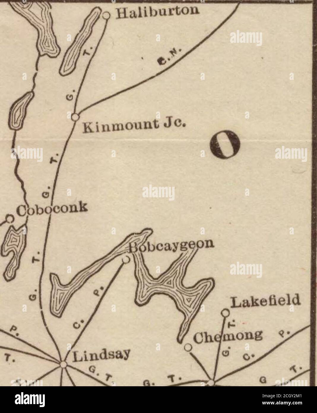 Map of gravenhurst hi-res stock photography and images - Alamy