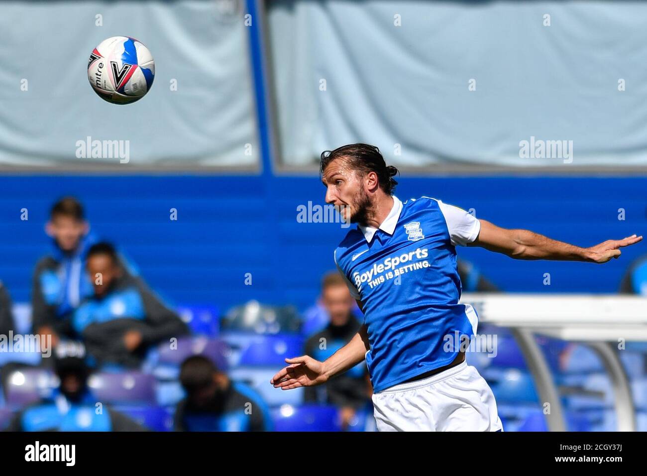 Ivan Sunjic (34) of Birmingham City heads the ball Stock Photo - Alamy