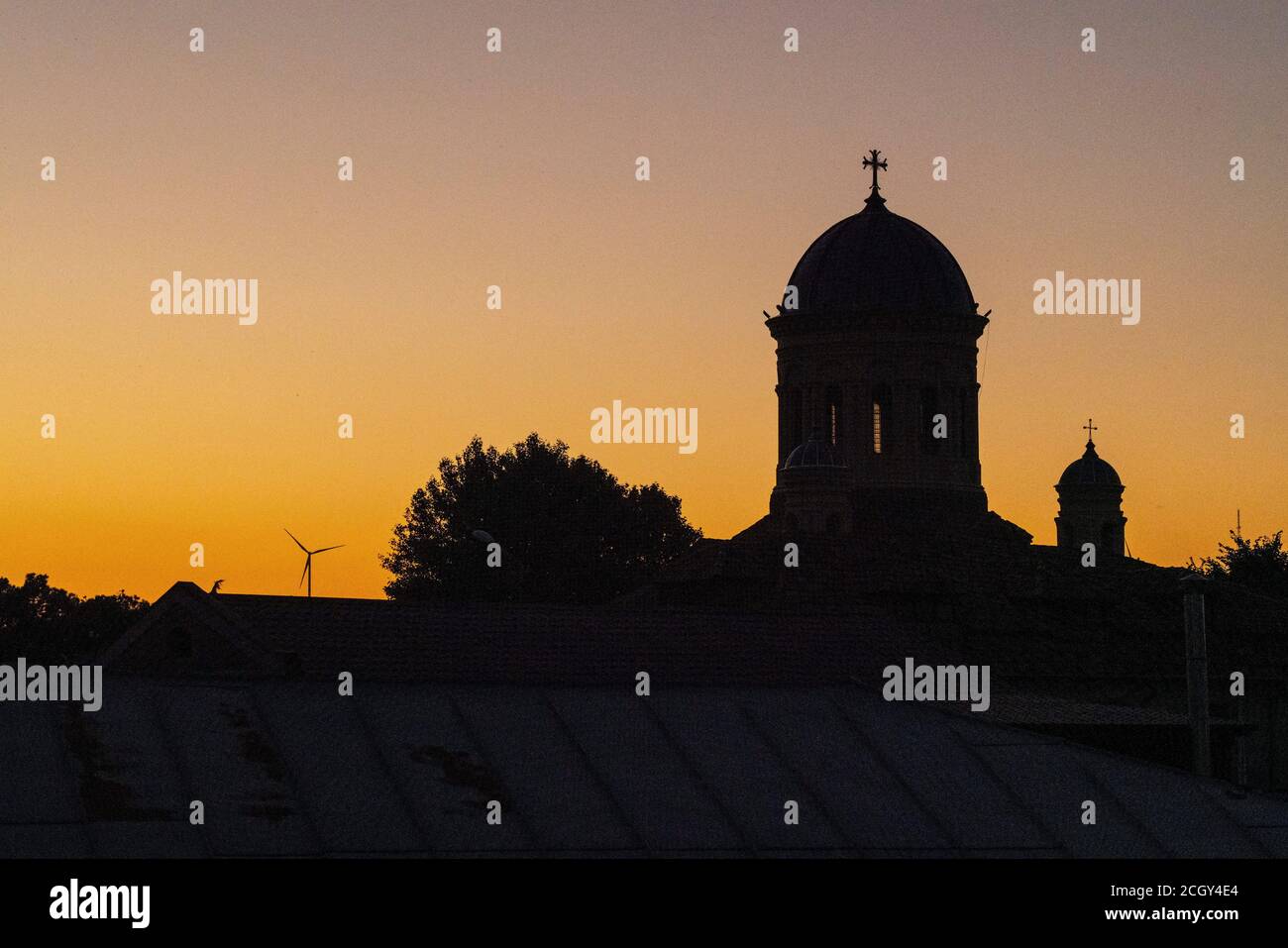Medieval Orthodox Church at Sunset. High quality photo Stock Photo - Alamy