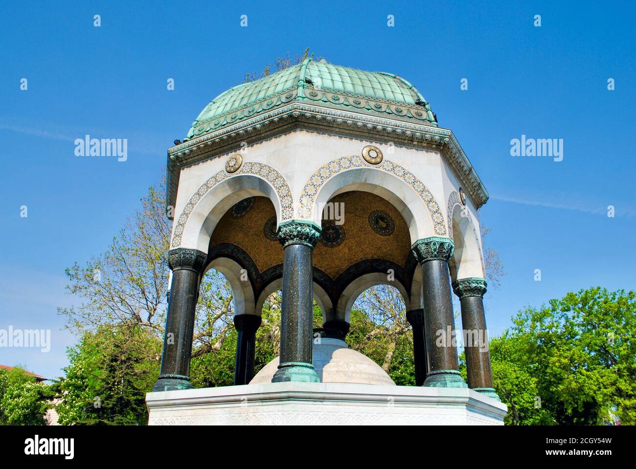 The beautiful neo-Byzantine style of German Kaiser Wilhelm gazebo ...