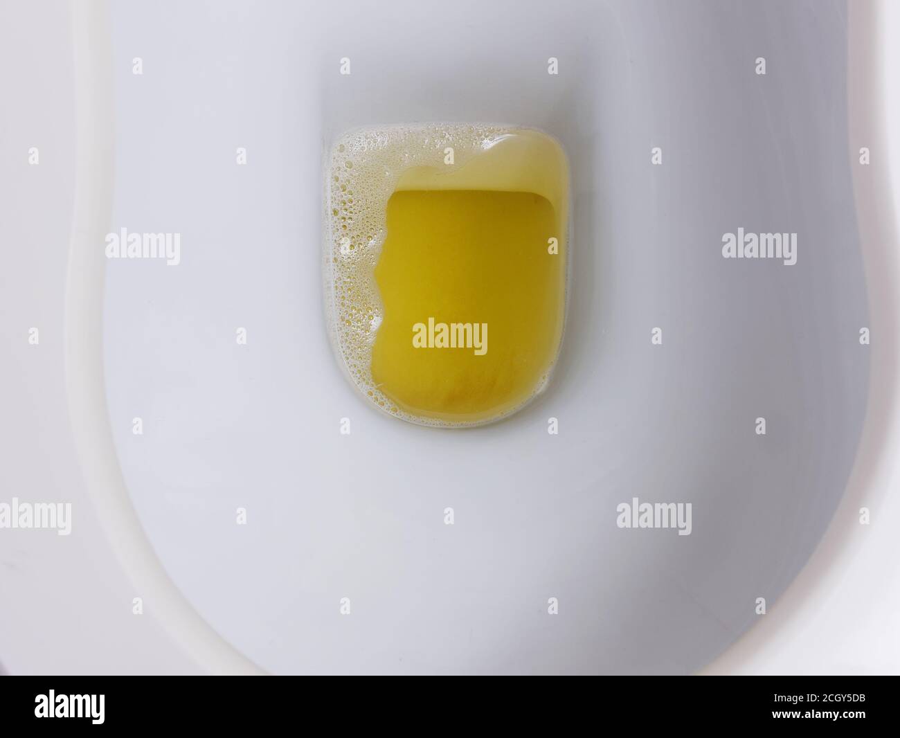 Closeup urine or pee in the toilet bowl Stock Photo - Alamy