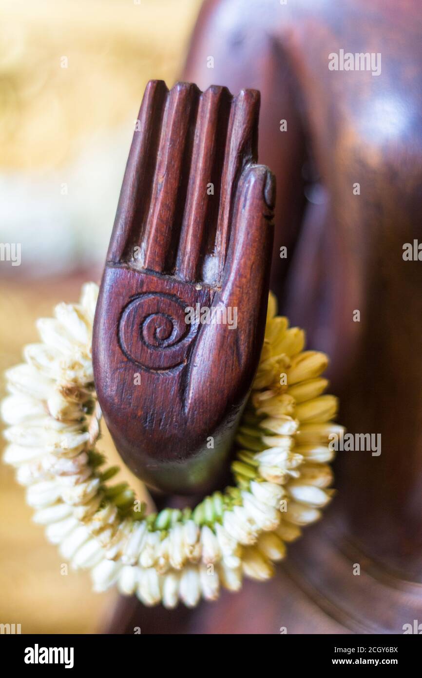 Buddhist details at the Royal Palace in Phnom Penh, Cambodia Stock ...