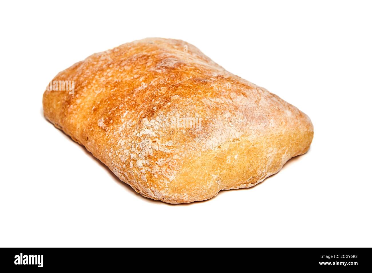 Ciabatta, traditional italian wheat bread with crispy crust. Bakery ...