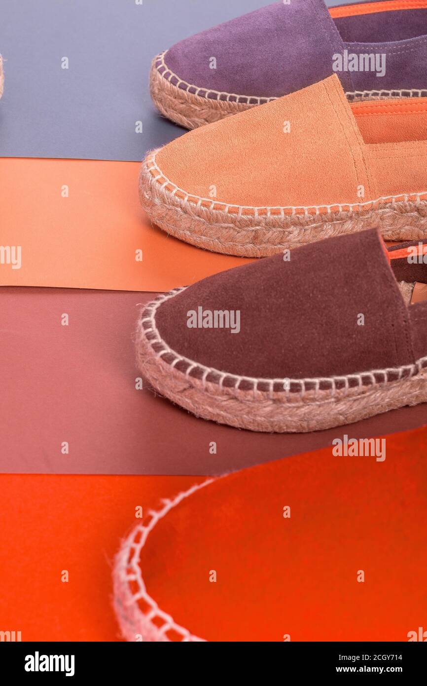 Stylish Loafers shoes spring or summer shoes in various multicolor ...