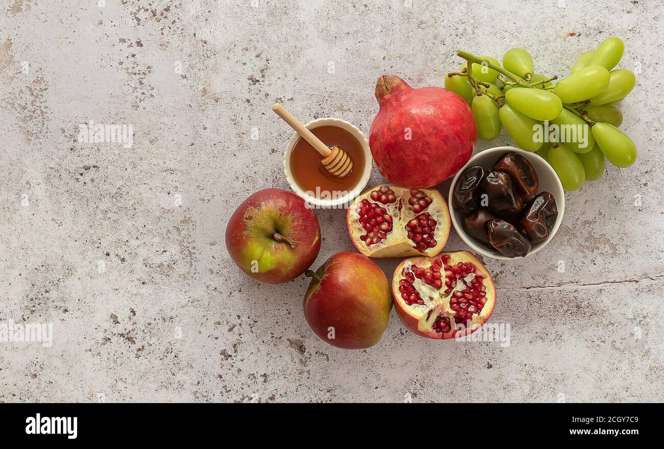 Rosh hashanah jewish New Year holiday concept Stock Photo - Alamy
