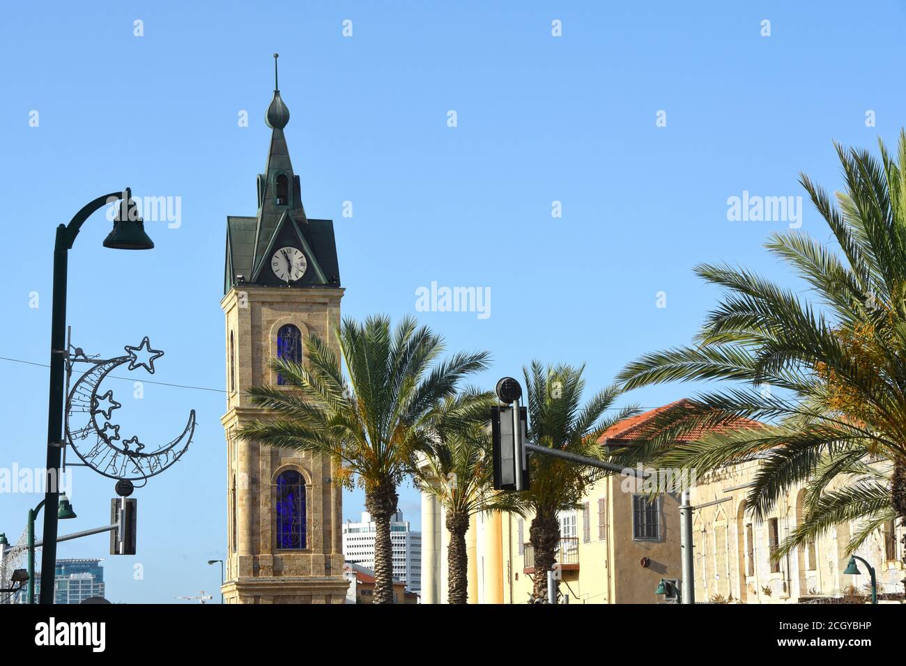 Jaffa clock tower hi-res stock photography and images - Alamy