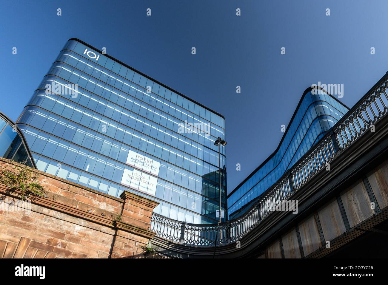 The undercroft and approach to the former Manchester Exchange railway ...