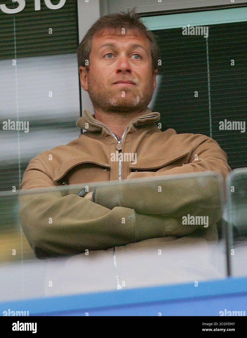 Roman Abramovich Chelsea v Portsmouth football match, Stamford bridge ...