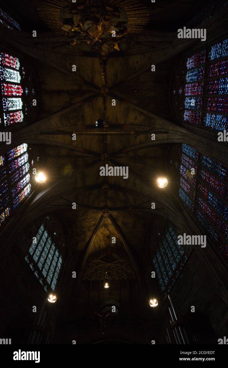 Interior of Aachen Cathedral, Aachener Dom in Germany Stock Photo - Alamy