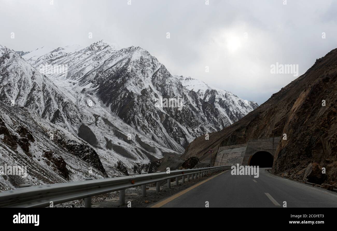 autumn at hunza in norhtern areas of gilgit baltistan , Pakistan Stock ...