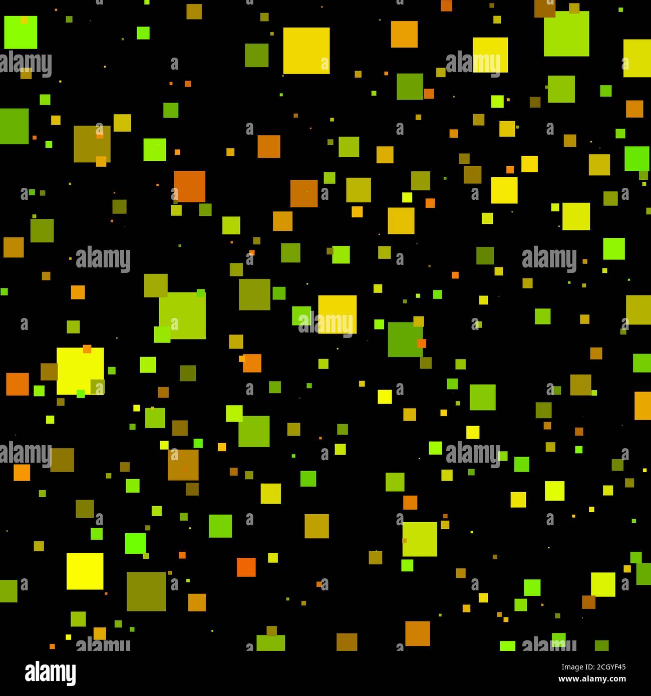 Circular and polygonal shapes stranded in space Stock Photo - Alamy