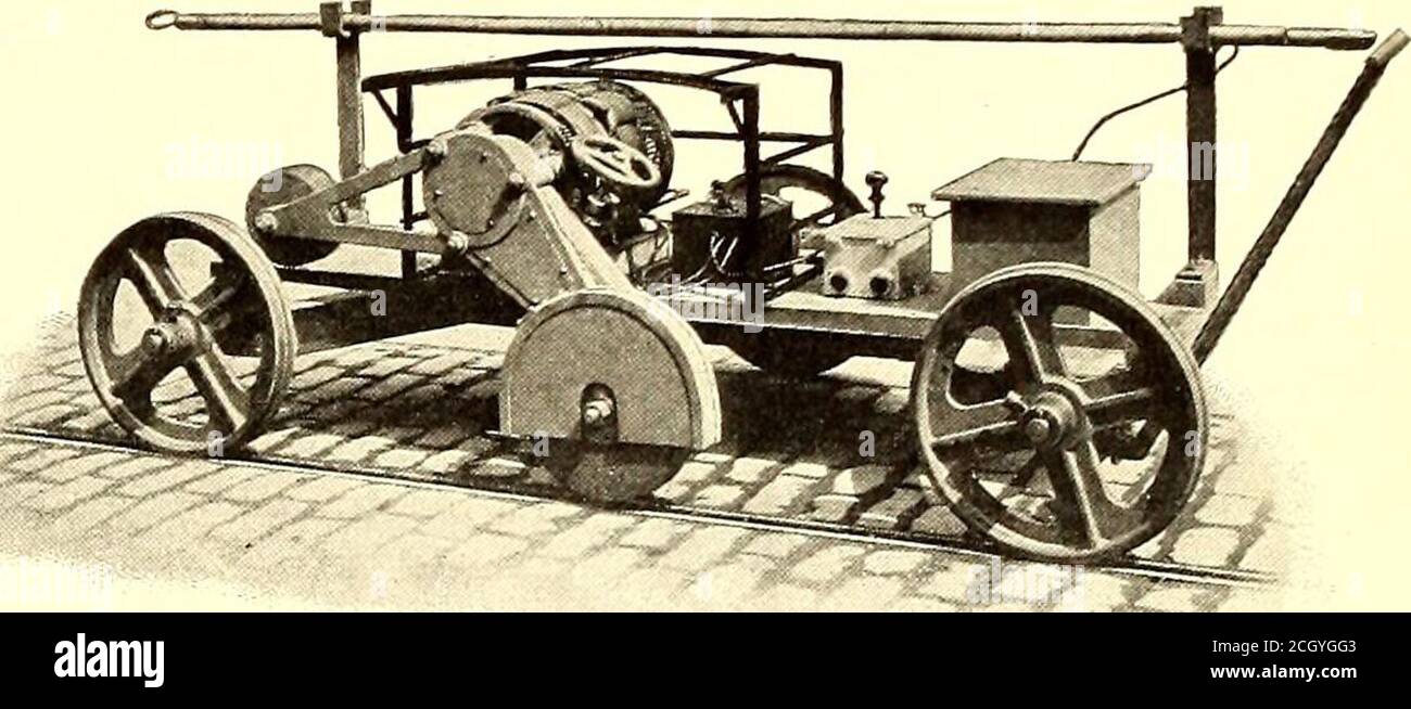 . Electric railway journal . anged wheels, which runon the rail 6 ft ...