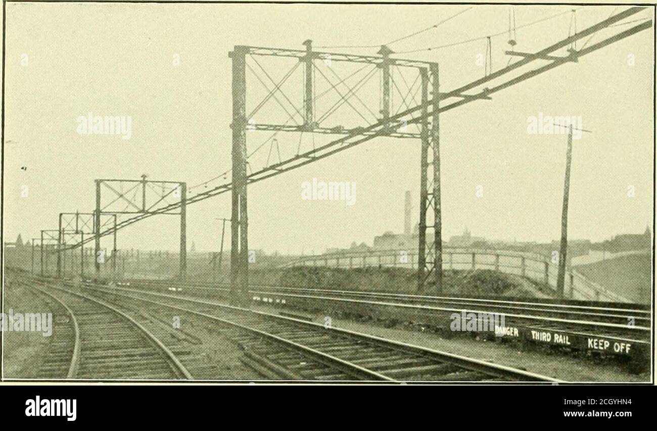 . Book of the Royal blue . THE ELECTRICAL THIRD RAIL SYSTEM ON B. & 0 ...