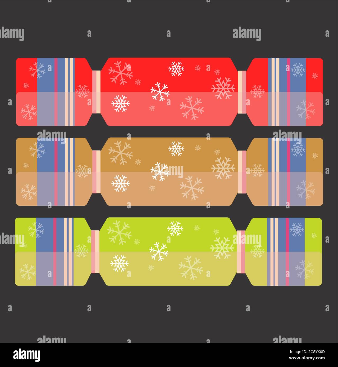 Exploding christmas cracker cartoon hi-res stock photography and images ...