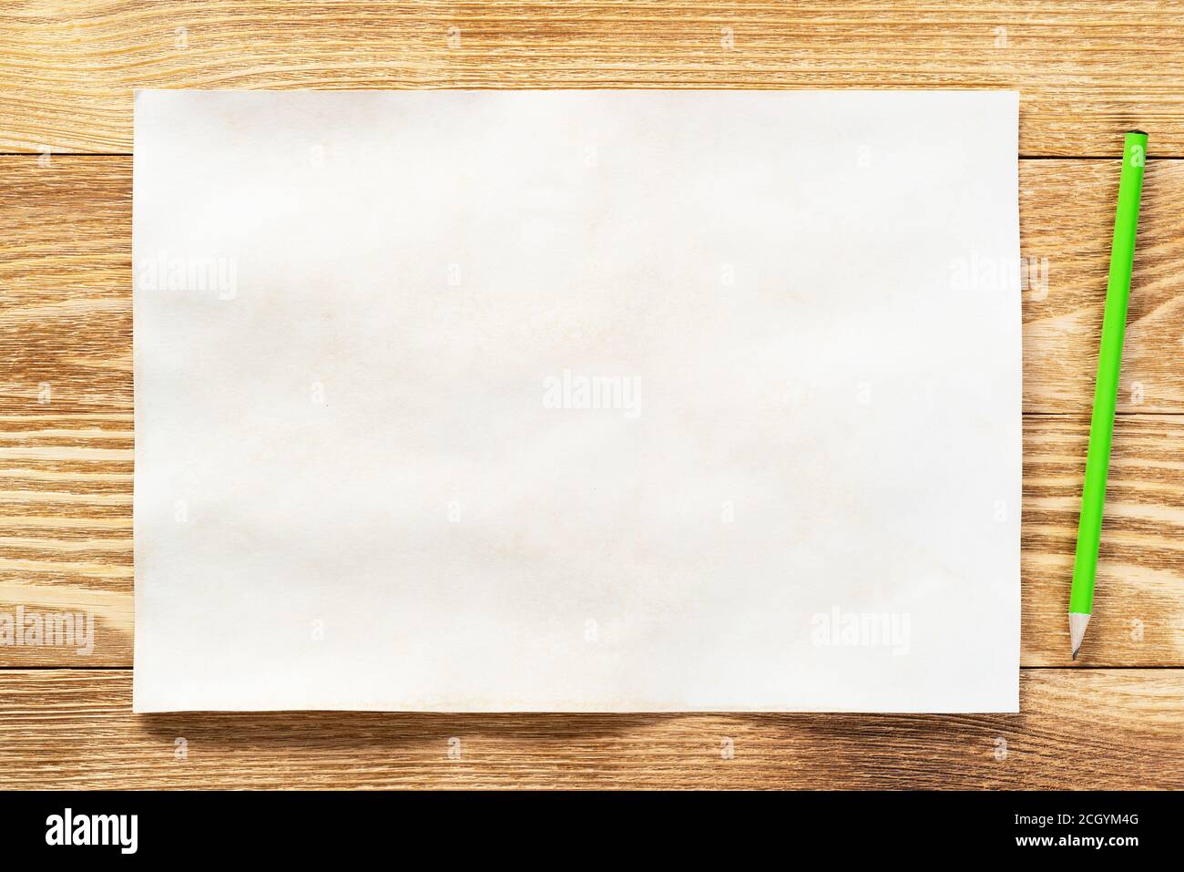 Artist workplace with sheet of paper Stock Photo - Alamy