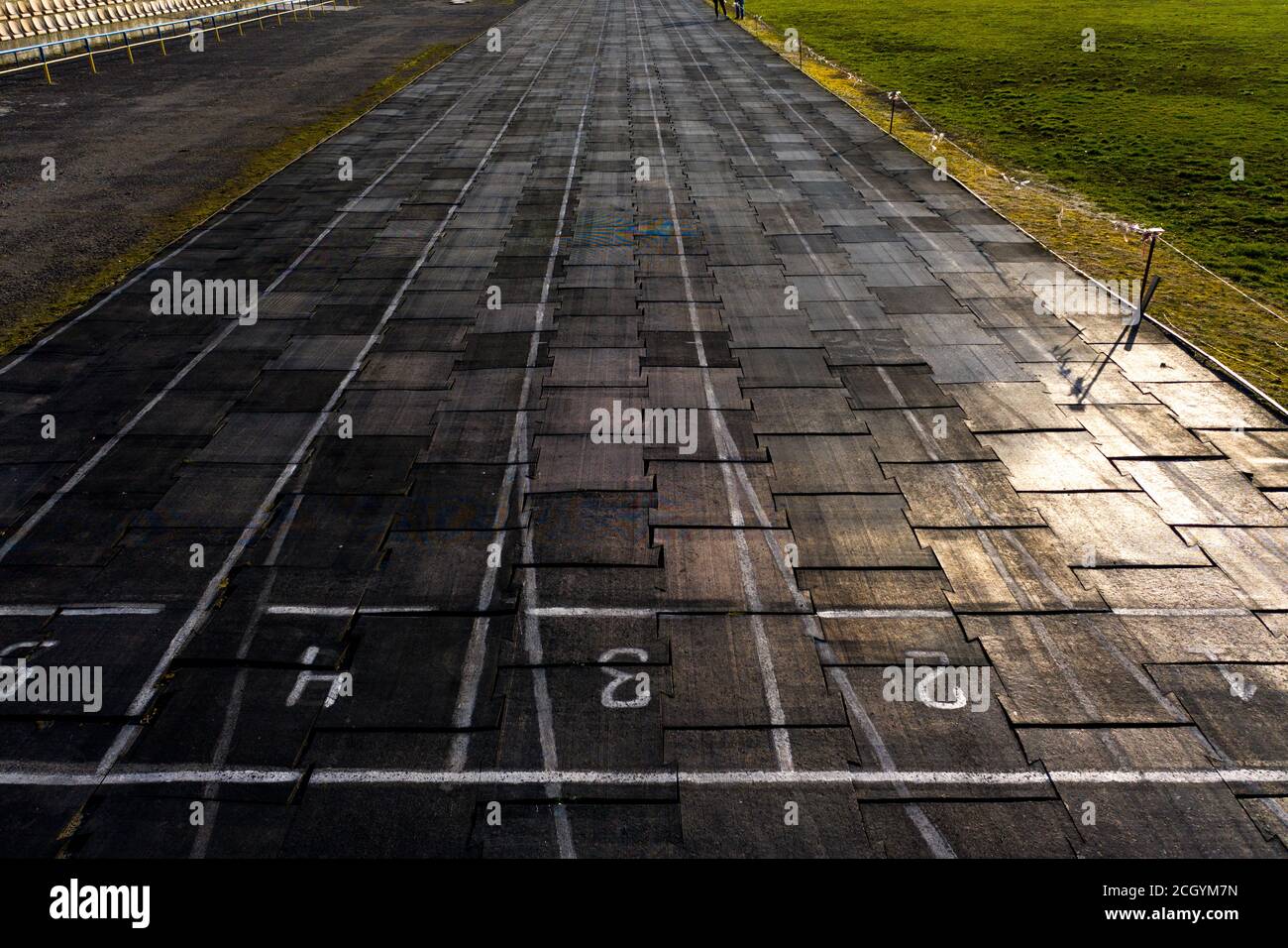 Running track texture with lane numbers, Running track background Stock ...