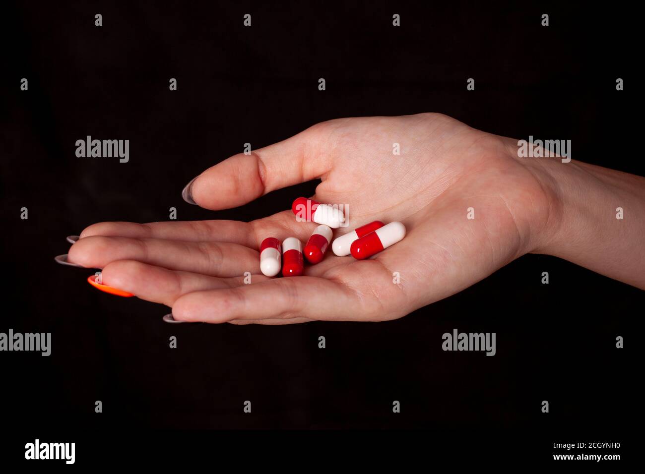 Holding hand disease woman not man hi-res stock photography and images ...