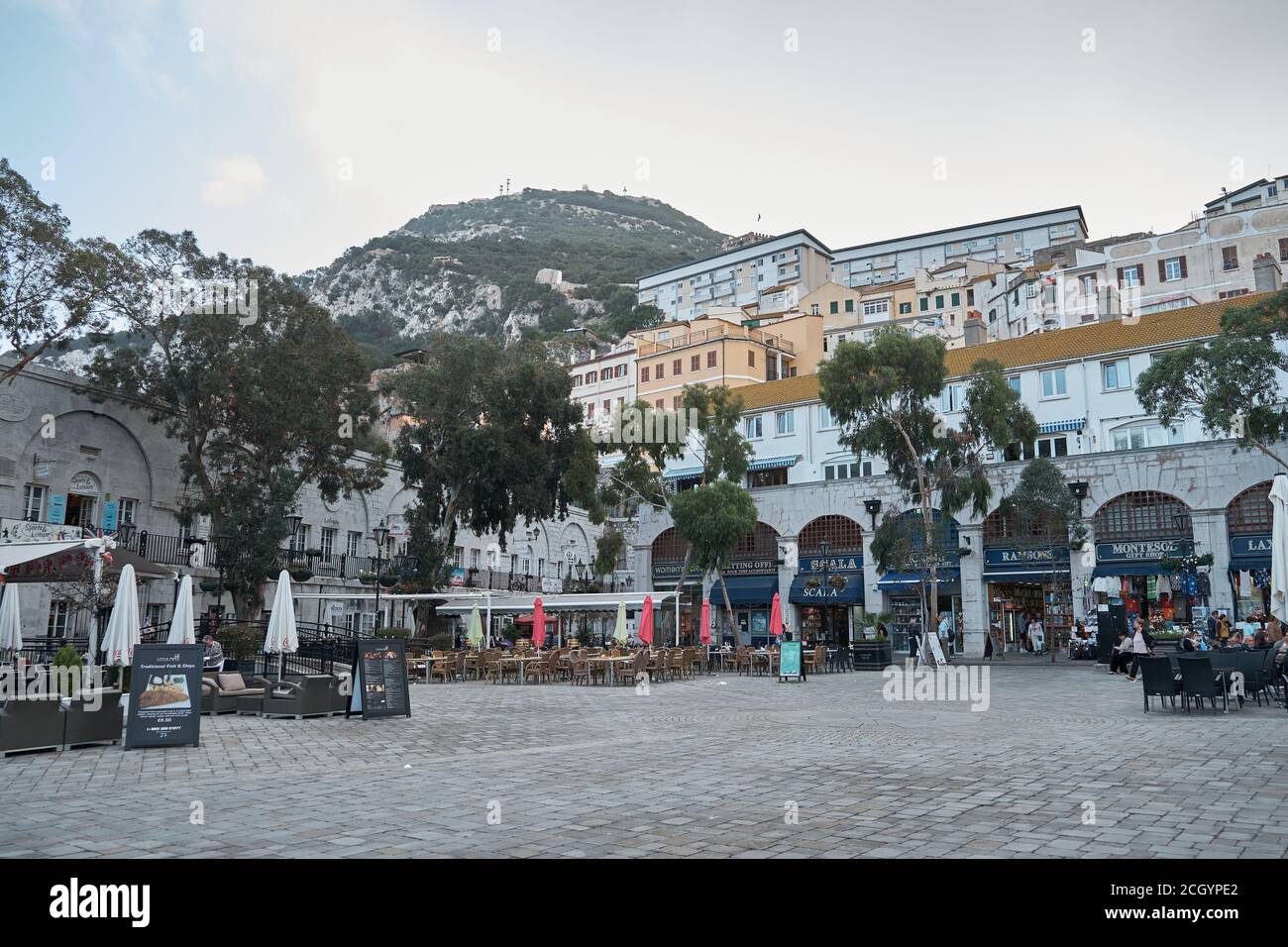 Gibraltar grand casemates square hi-res stock photography and images ...