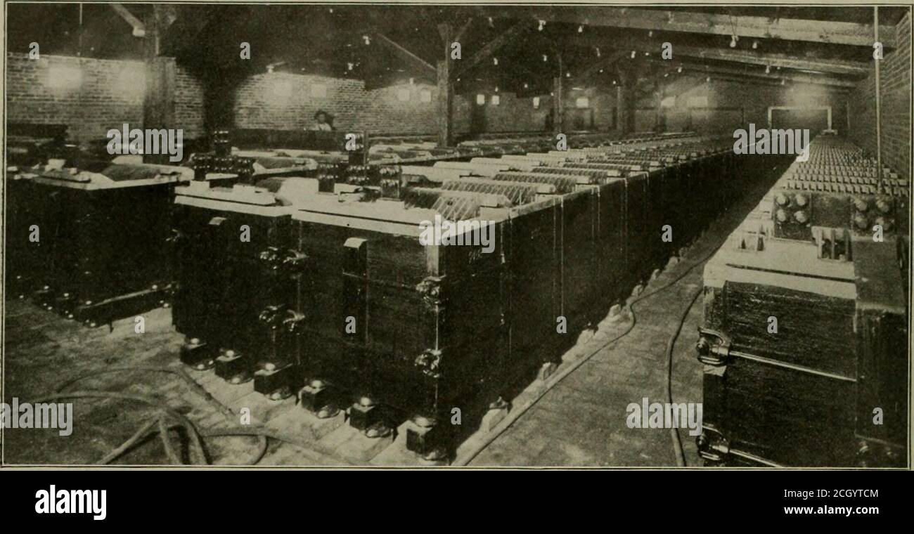 . Electric railway review . Spokane & Inland Power—Interior of Static ...