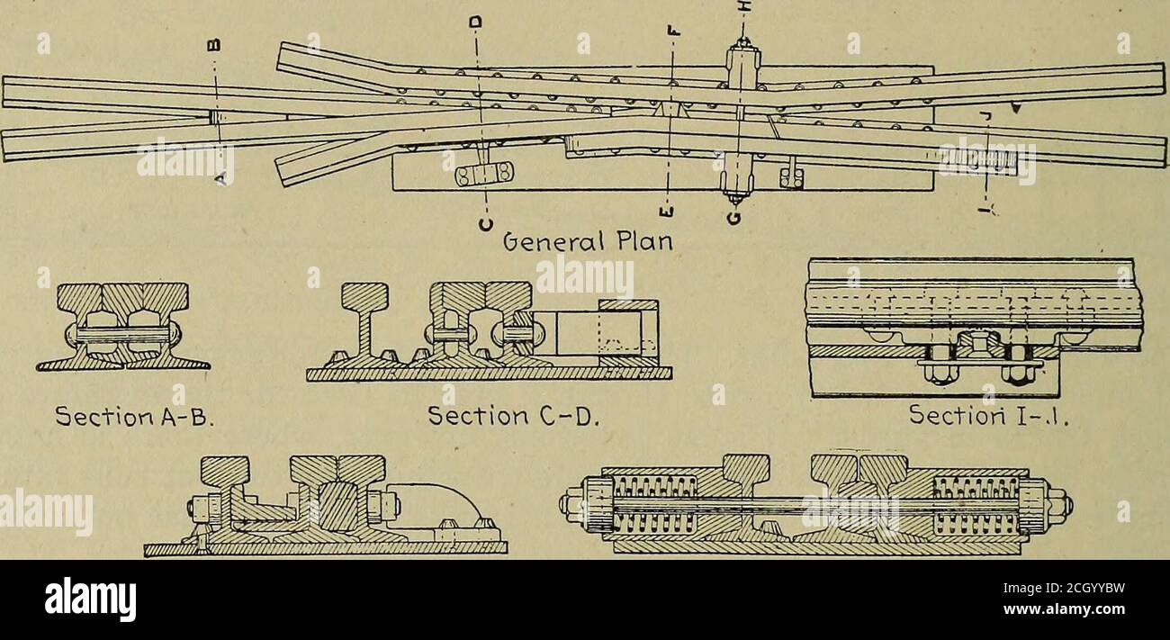 Railroad Tracks Drawing Horizontal