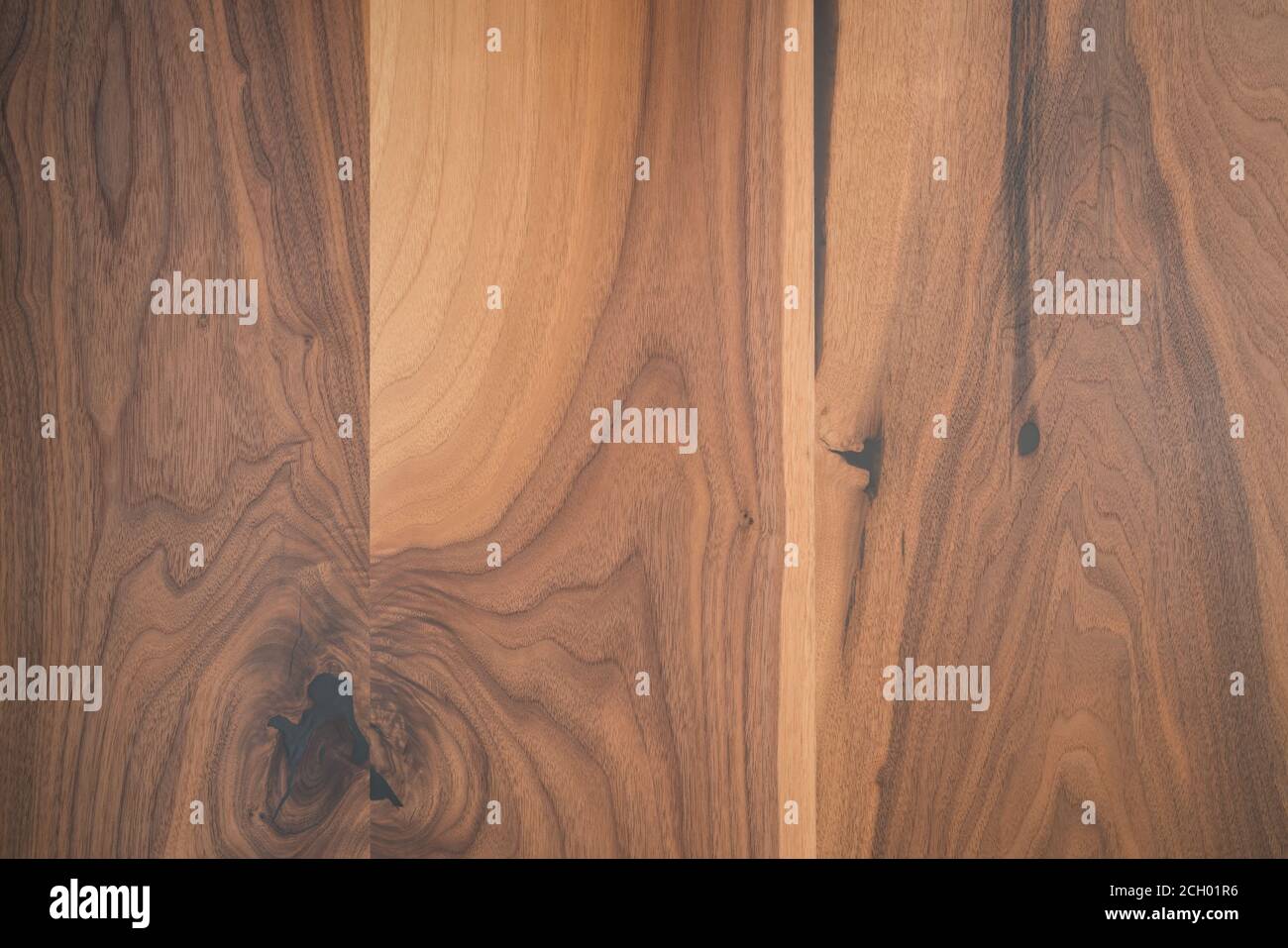 Texture of black walnut wood with some sapwood, background Stock Photo ...