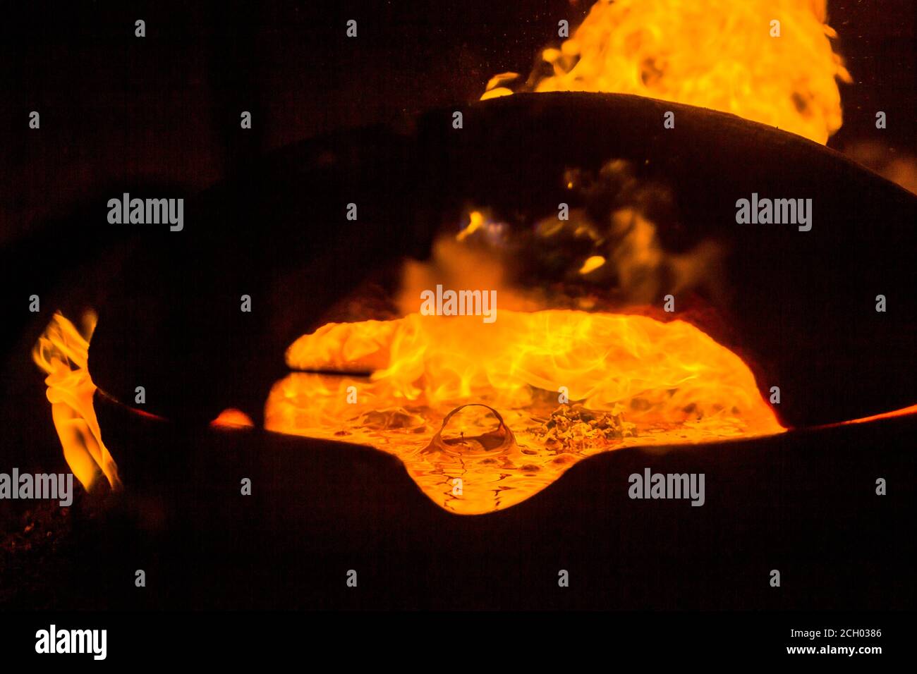 Gold processing in a mining company in Benguet, Philippines Stock Photo ...