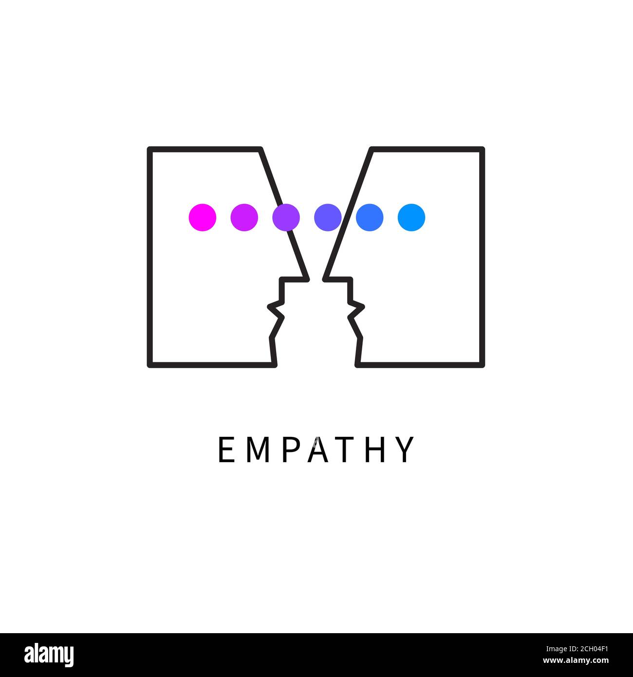 Logo of empathy, emotional intelligence Stock Vector Image & Art - Alamy