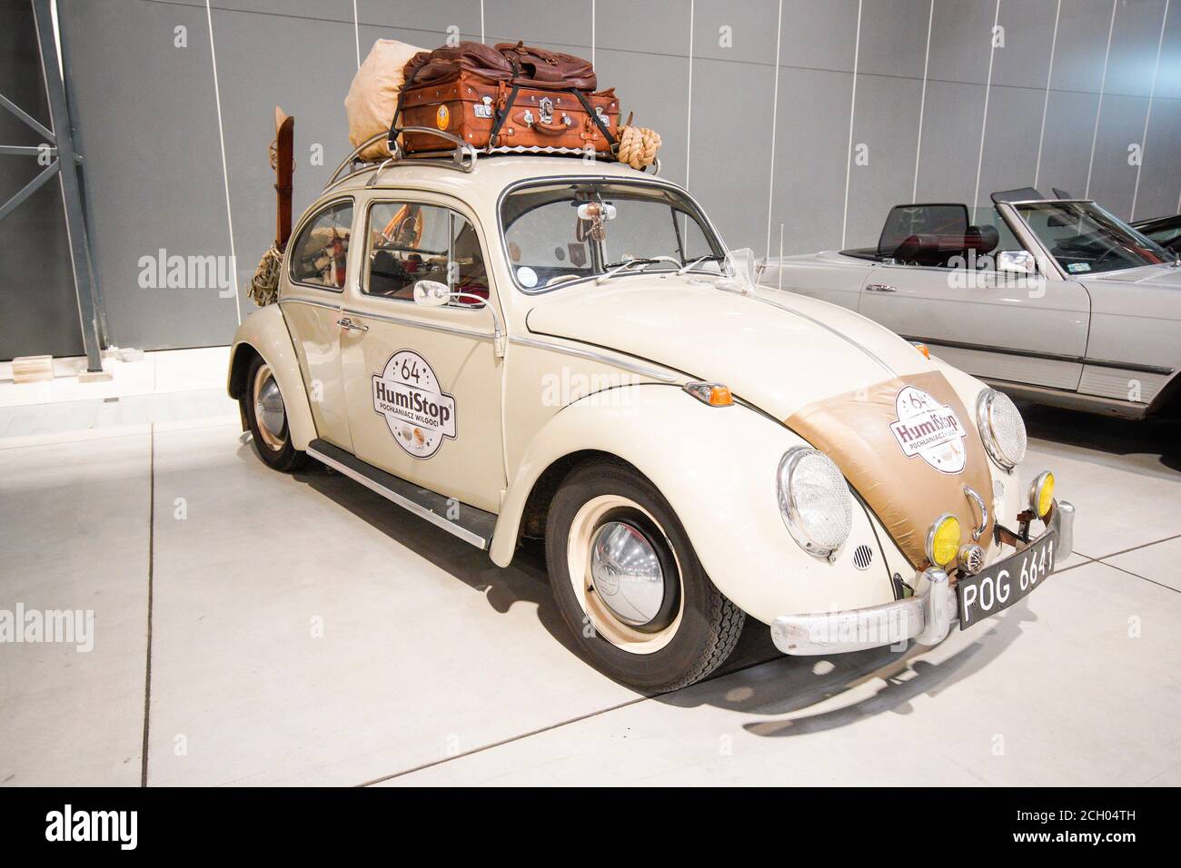 Warsaw. 12th Sep, 2020. A classic Volkswagen Beetle is seen during the ...
