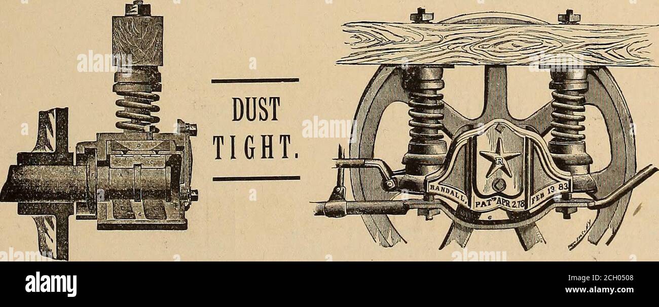 . The Street railway journal . RANDALLS PATENT CAR AXLE AND BOX.. ANTI ...