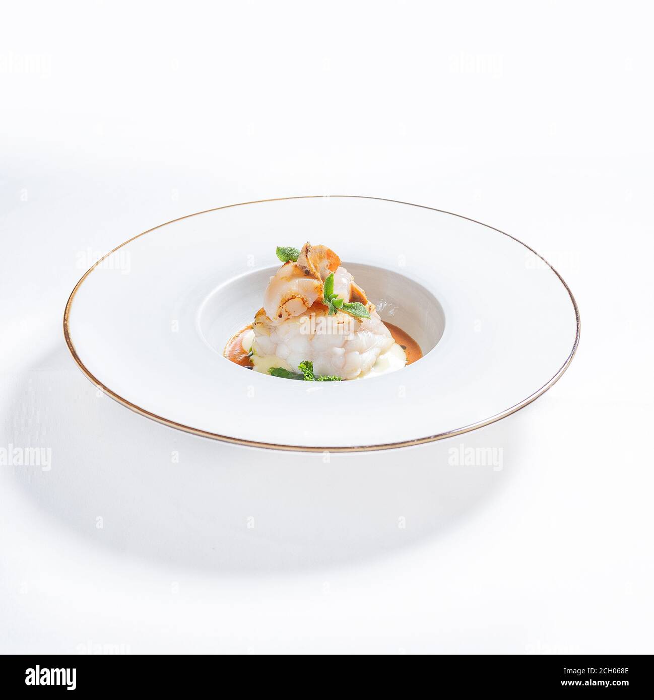 Fancy scallop meal hi-res stock photography and images - Alamy
