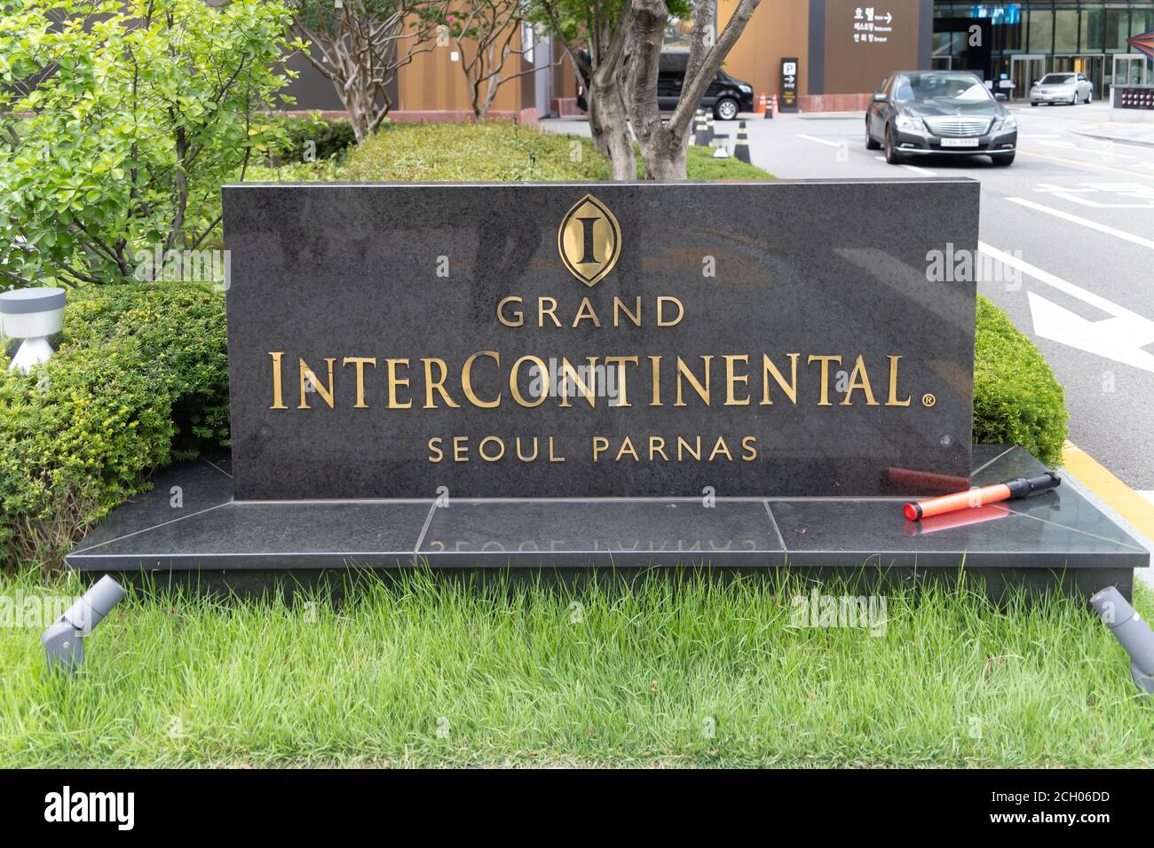 Seoul, Korea -August 31, 2020: Grand Intercontinental Seoul Parnas ...