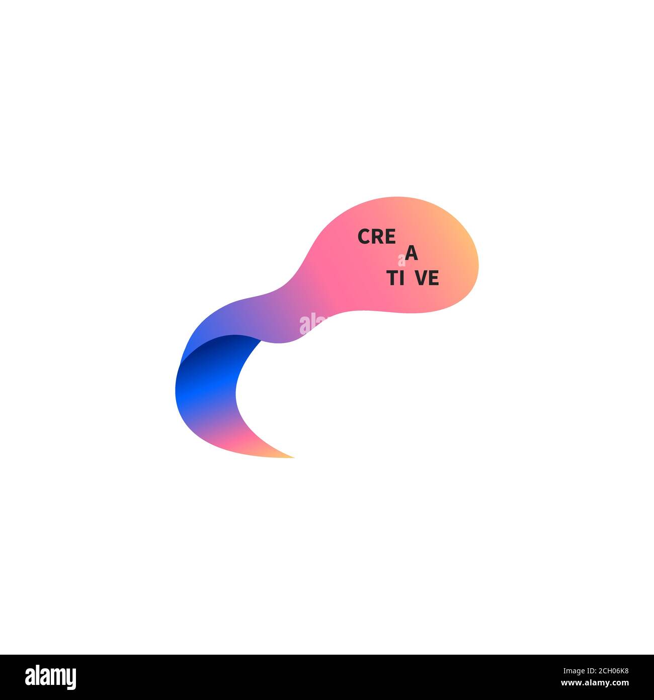 Modern creative logo for advertising studio. Symbol of creative design ...