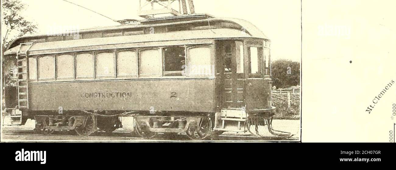 . The Street railway journal . CONSTRUCTION CAR the practice of placing ...