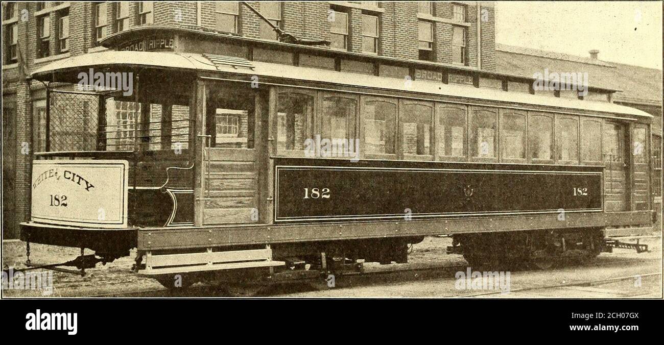 . Electric railway journal . Interior of Bread Ripple Car in Winter ...