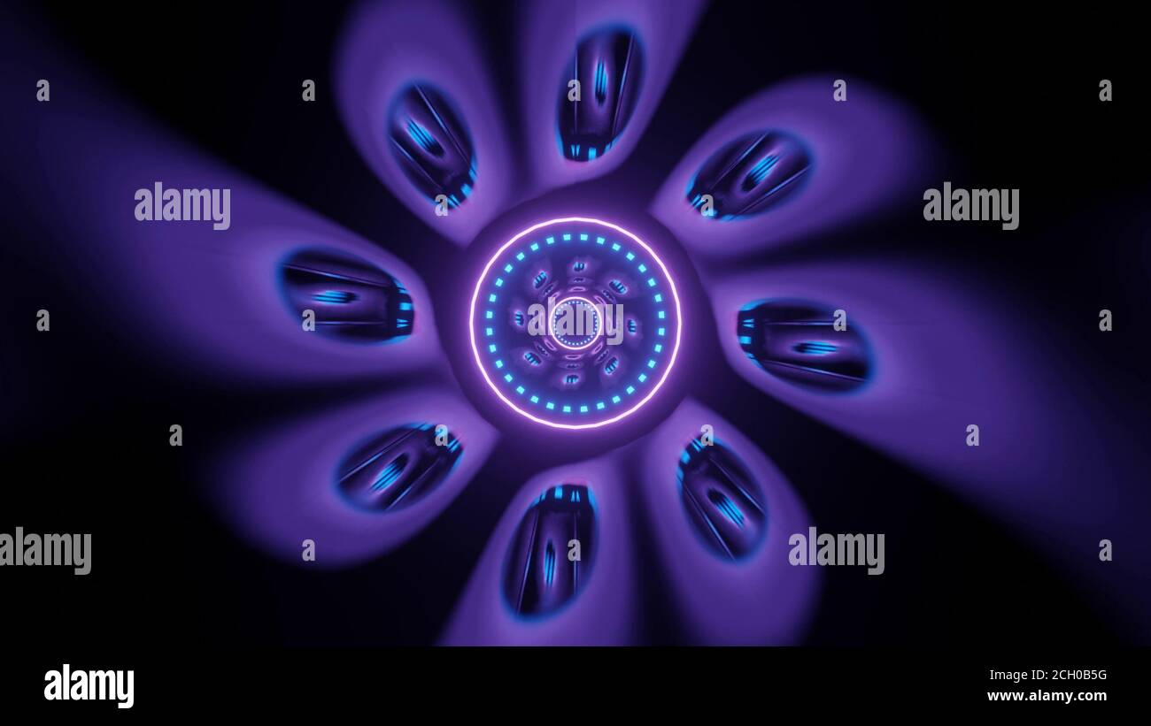 Advance Space Quantum to Different Dimension 4k uhd 3d illustration ...