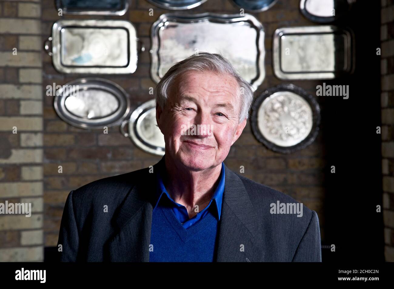 Sir Terence Conran (1931-2020), photographed at The Boundary restaurant ...
